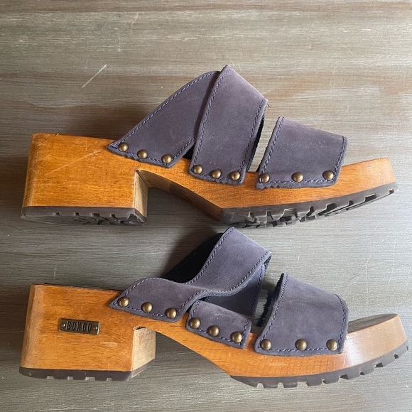 BONGO | Shoes | Bongo Leather Clog Sandals | Poshmark